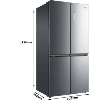 Midea MDRF861FGE02: 1,6 gut | XL-Side-by-Side mit flexiblen Kühlzonen