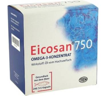 Eicosan 750 Omega-3-Konzentrat, Kapseln im Test: 2,0 gut