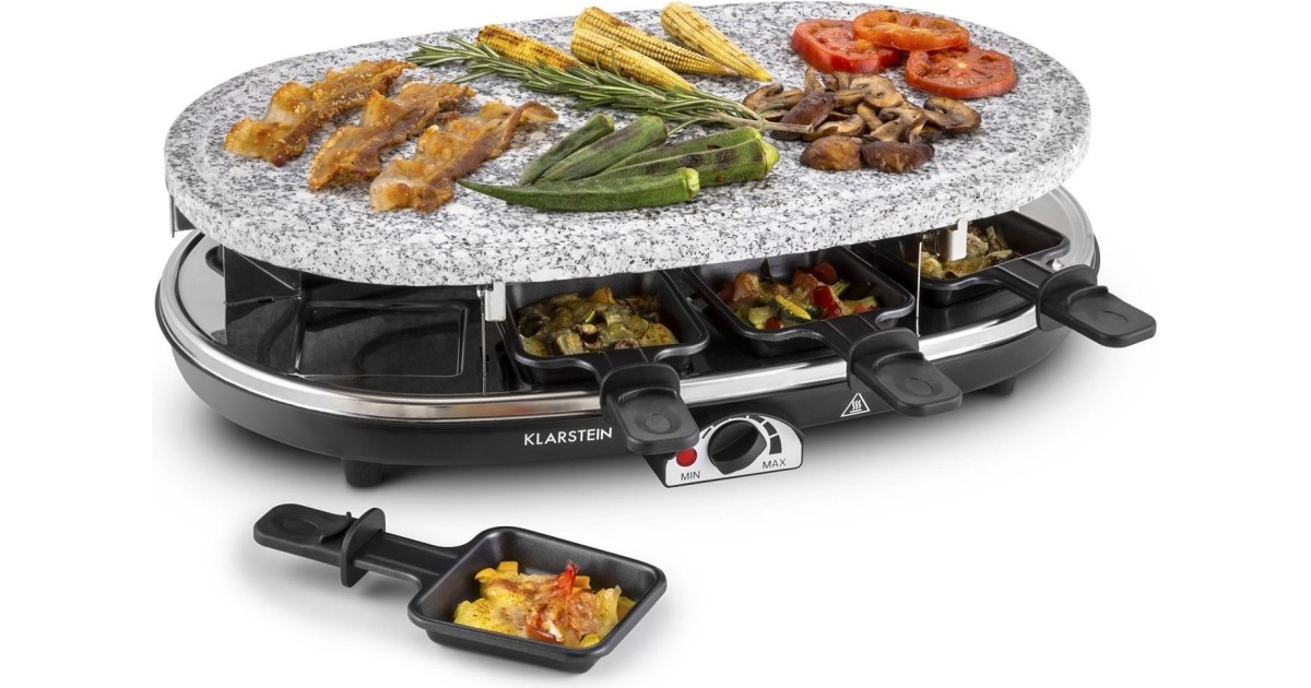 Raclette mit heißem Stein Test & Vergleich