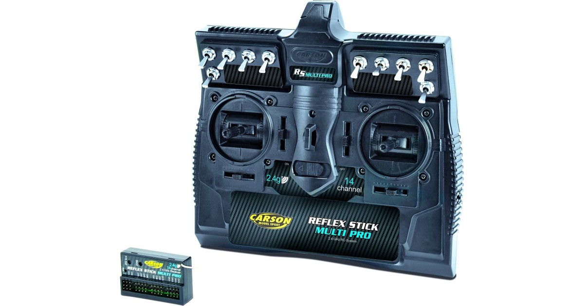 Carson Reflex Stick Multi Pro 14 Kanal 2.4 GHz im Test: 1,5 sehr gut