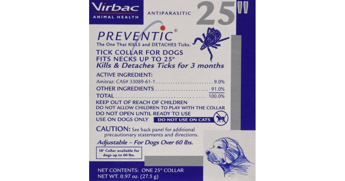 Virbac Tierarzneimittel Preventic Halsband für große Hunde im Test: 2,7