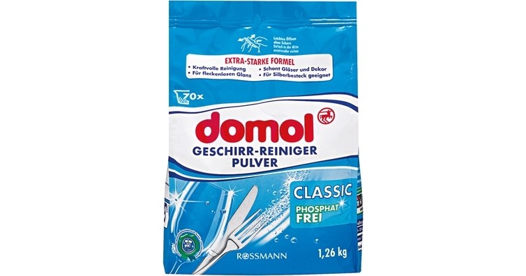 Rossmann / Domol Geschirr-Reiniger Pulver Classic im Test: 2,4 gut