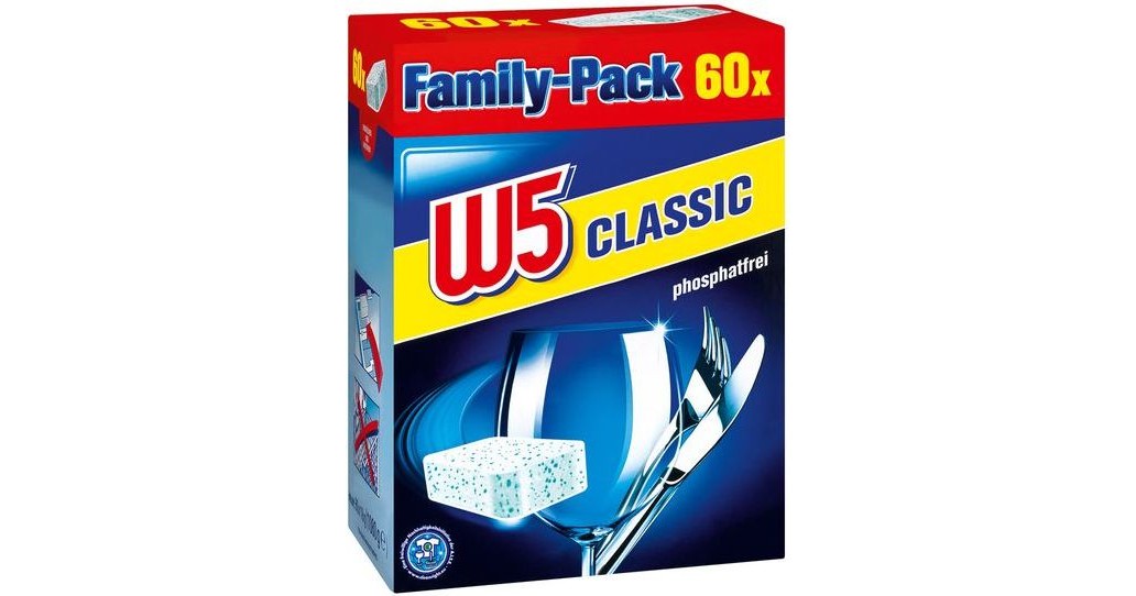 Lidl / W5 Classic Geschirrreinigertabs im Test: 2,3 gut