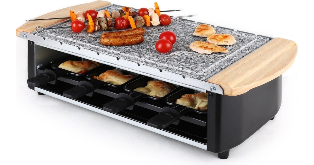 Klarstein Chateaubriand Raclette-Grill mit Naturstein-Platte: Unsere ...
