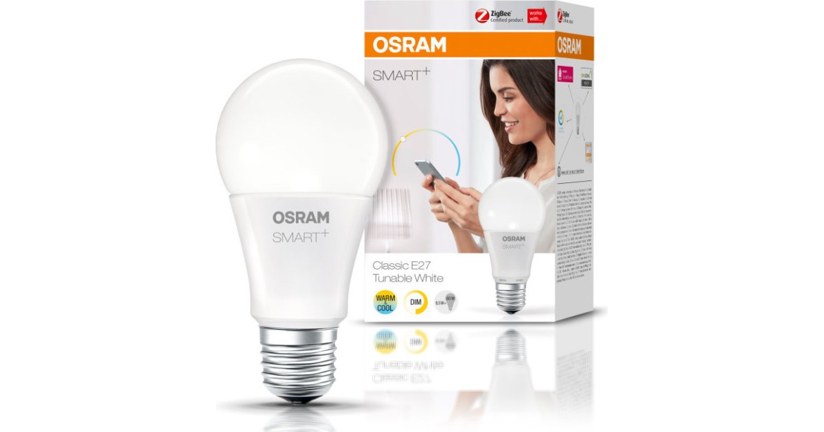 Osram Smart+ Classic E27 Tunable White im Test: 1,8 gut
