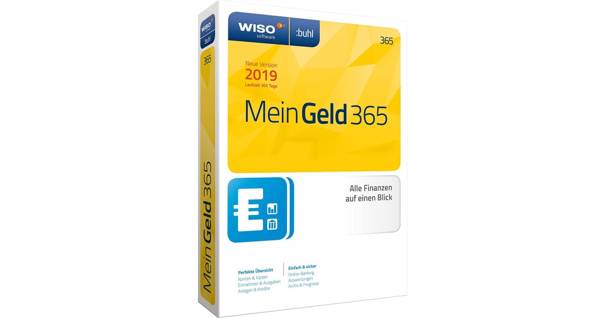 Buhl Data WISO Mein Geld 365 (2019) | Unsere Analyse zum Homebanking ...