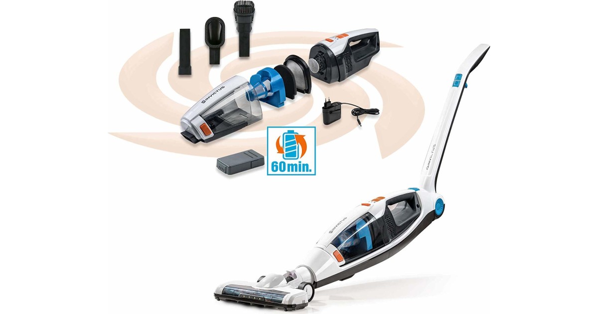 Genius Invictus M5: 2,3 gut | Kabelloser 2-in-1-Staubsauger