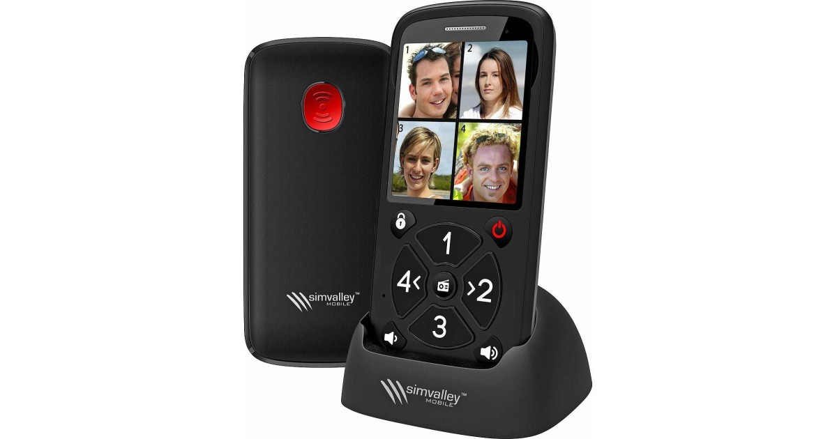 Simvalley Mobile 5-Tasten-Senioren-Handy ZX2906-944 | Unsere Analyse ...