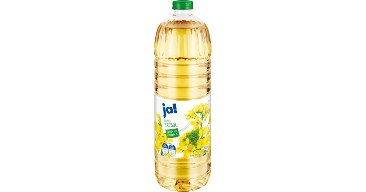 Rewe / Ja! Reines Rapsöl im Test: 2,4 gut