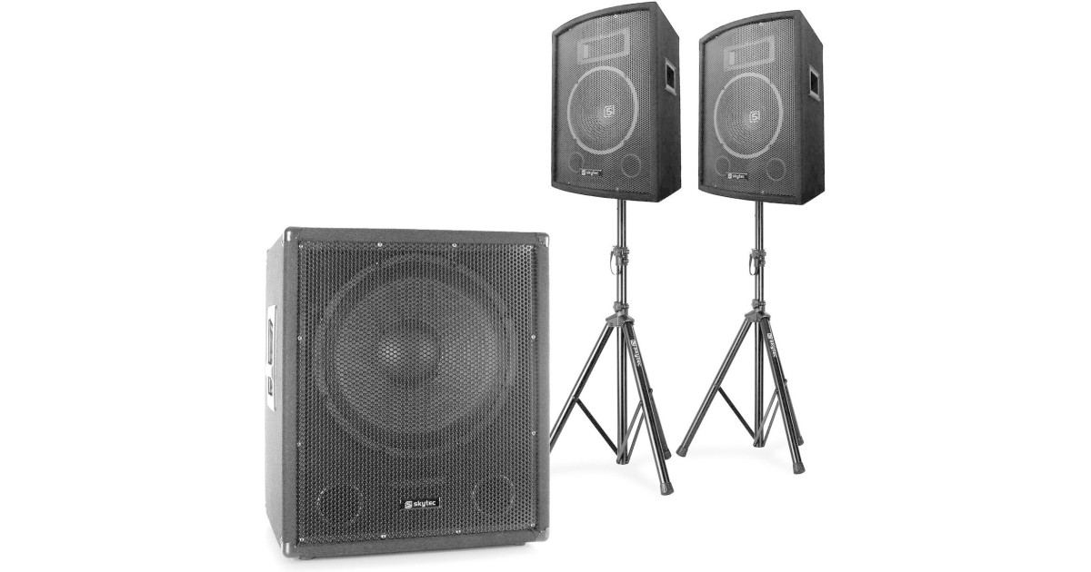 Skytec 2.1 PA-Anlage: 2,5 gut | Sound-Gewitter mit hohem Platz ...