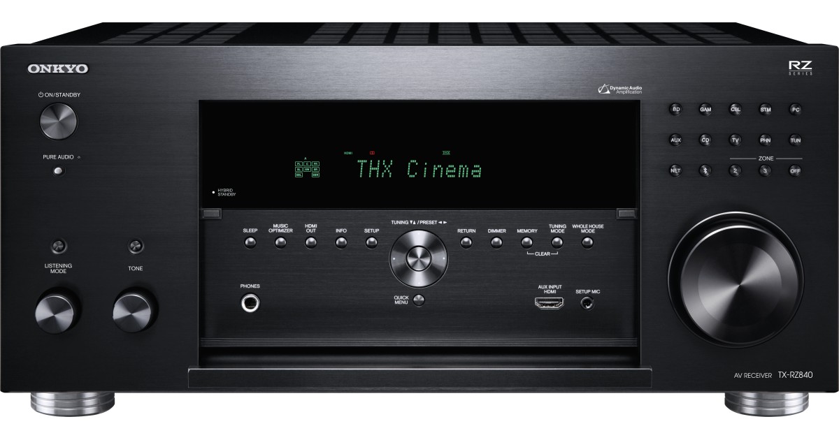 Onkyo TX-RZ840 im Test: 1,5 sehr gut | Auf der Höhe der Zeit – vom ...