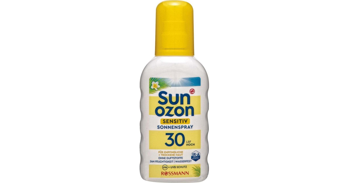 Rossmann / Sun Ozon Sensitiv Sonnenspray LSF 30 im Test: 3,0
