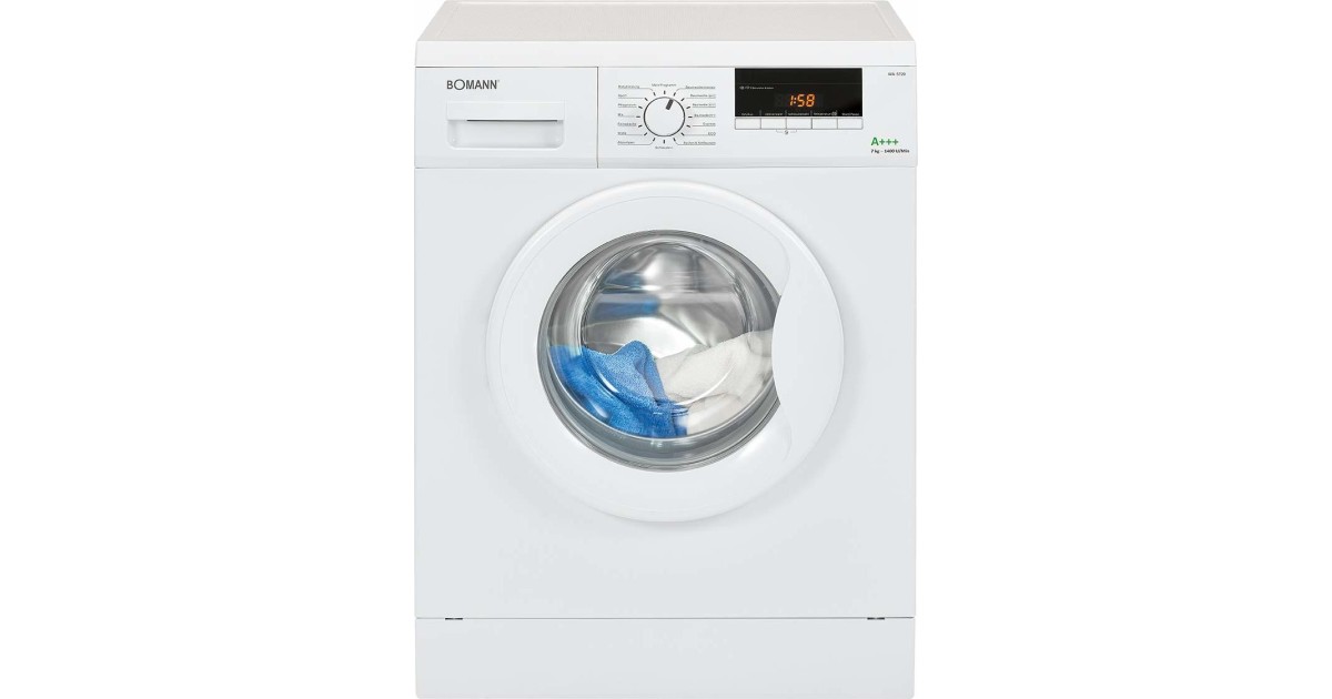 Bomann WA 5729 | Solide Waschmaschine mit großem Funktionsumfang