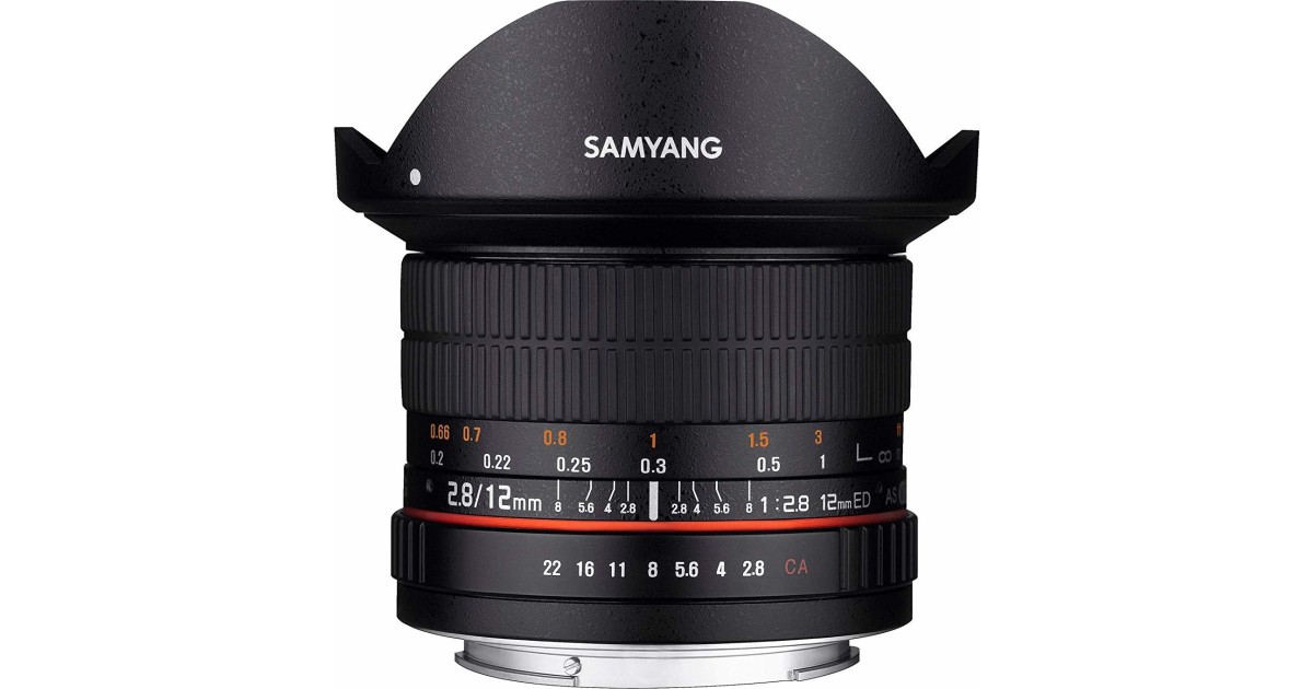 Samyang 12mm F2.8 ED AS NCS: 2,2 gut | Manuelles Super-Weitwinkel mit Fish-Eye-Effekt
