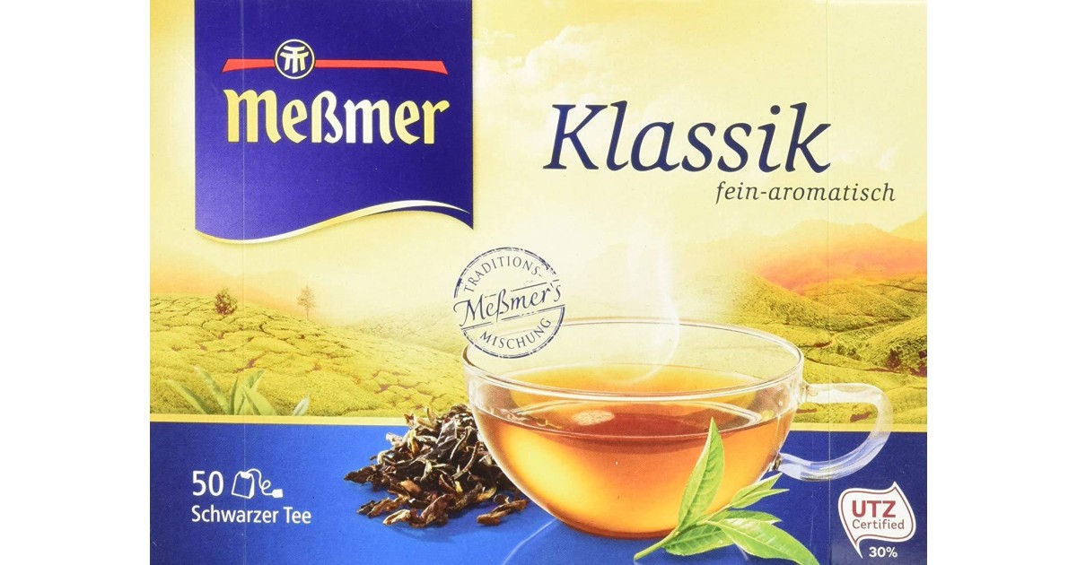 Meßmer Schwarzer Tee Klassik im Test: 1,4 sehr gut