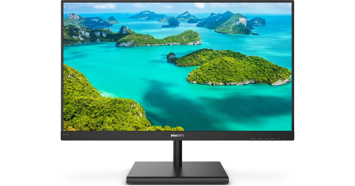 Philips E-line 245E1S im Test: 1,5 sehr gut | Schick, scharf und schön ...