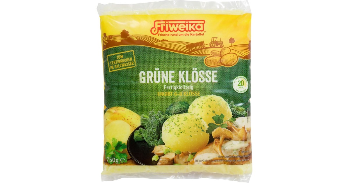 Friweika Grüne Klöße Fertigkloßteig im Test: 2,8 | Spart Zeit, aber ...