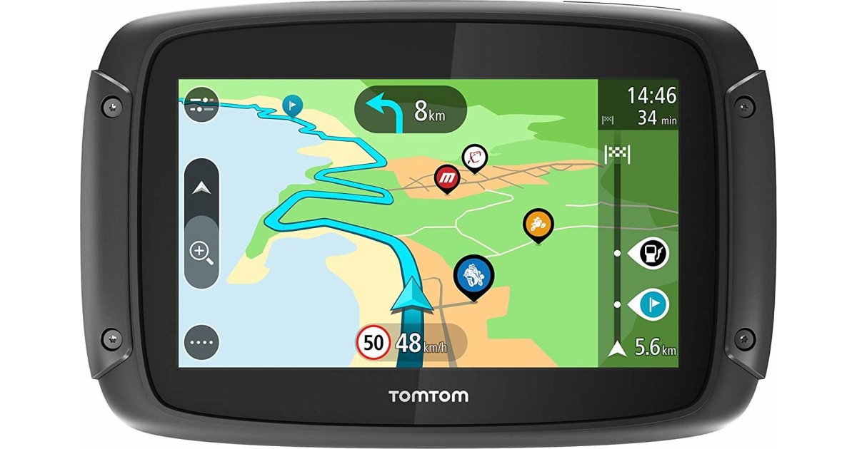 TomTom Rider 50: 1,8 gut | Motorrad-Navi mit Bluetooth und WiFi