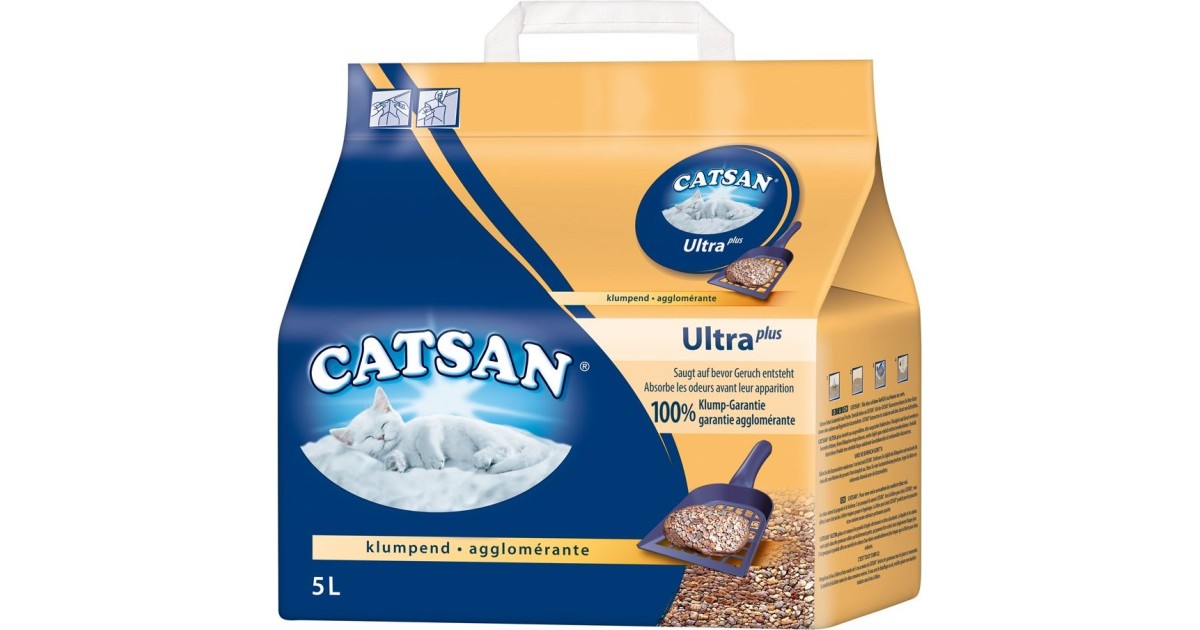 Catsan Ultra plus Klumpstreu im Test: 1,8 gut