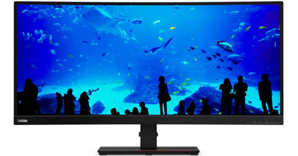 Lenovo ThinkVision T34w-20 | Ultrabreiter Gekrümmter mit scharfer QHD ...