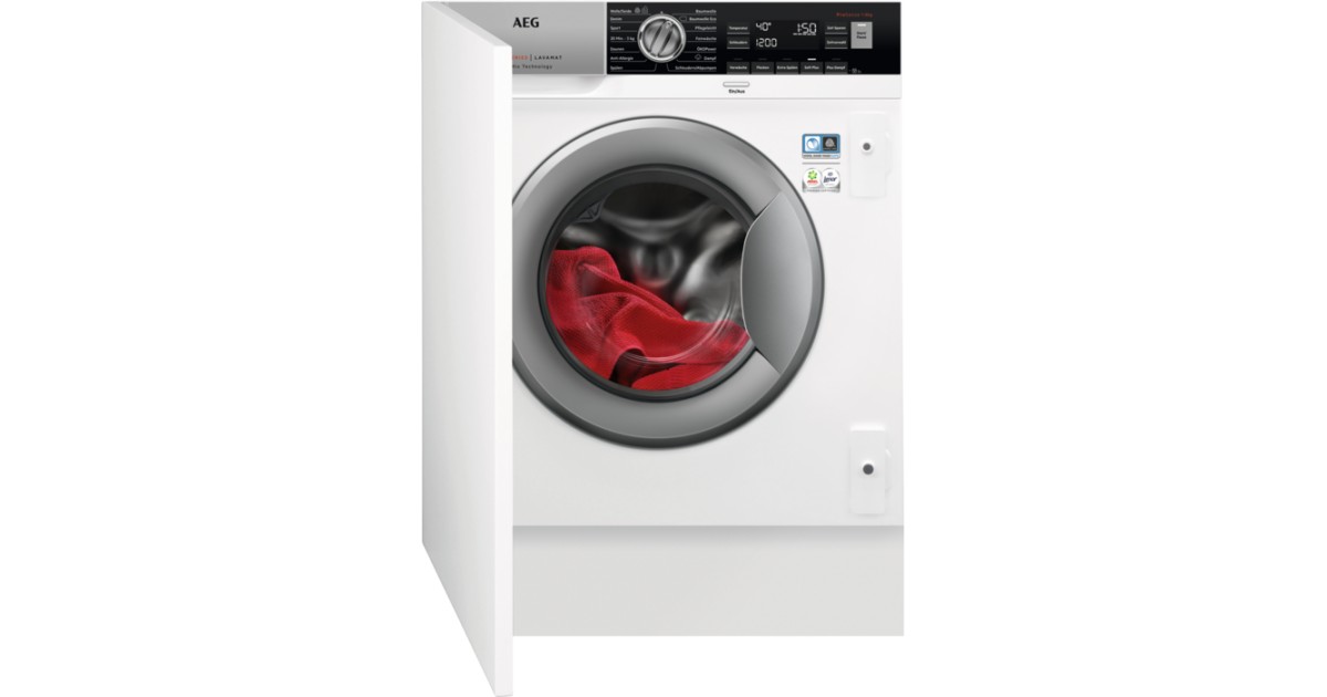AEG L8FEI7480 | Top ausgestattete Einbauwaschmaschine für Anspruchsvolle