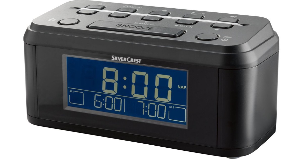 Lidl / Silvercrest DAB Big Button SWDR 50 A1 | Für den Nachttisch in ...