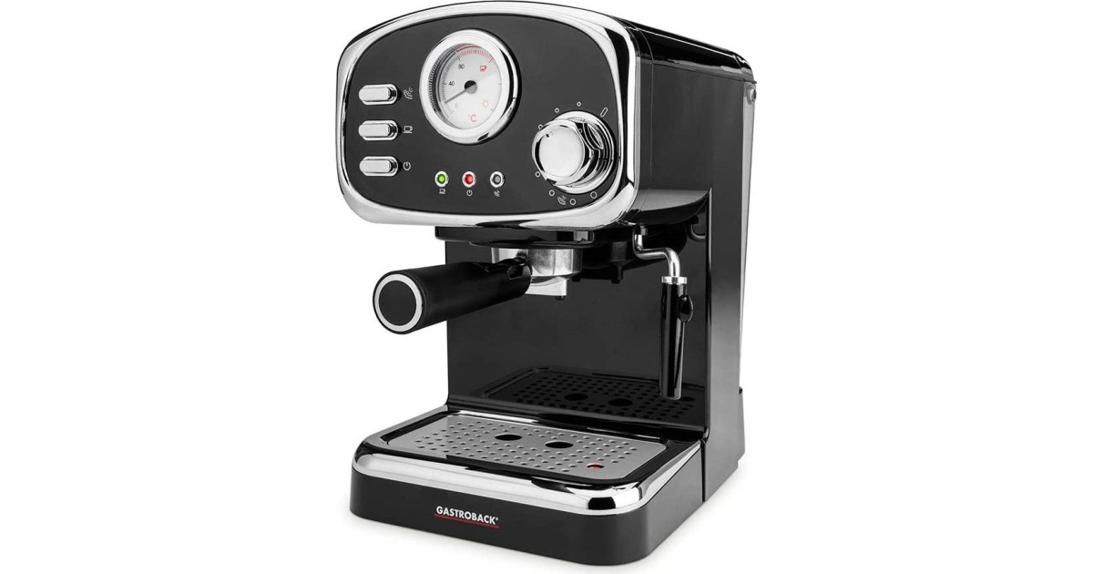 Gastroback Design Espressomaschine Basic | Siebträger-Maschine für Einsteiger