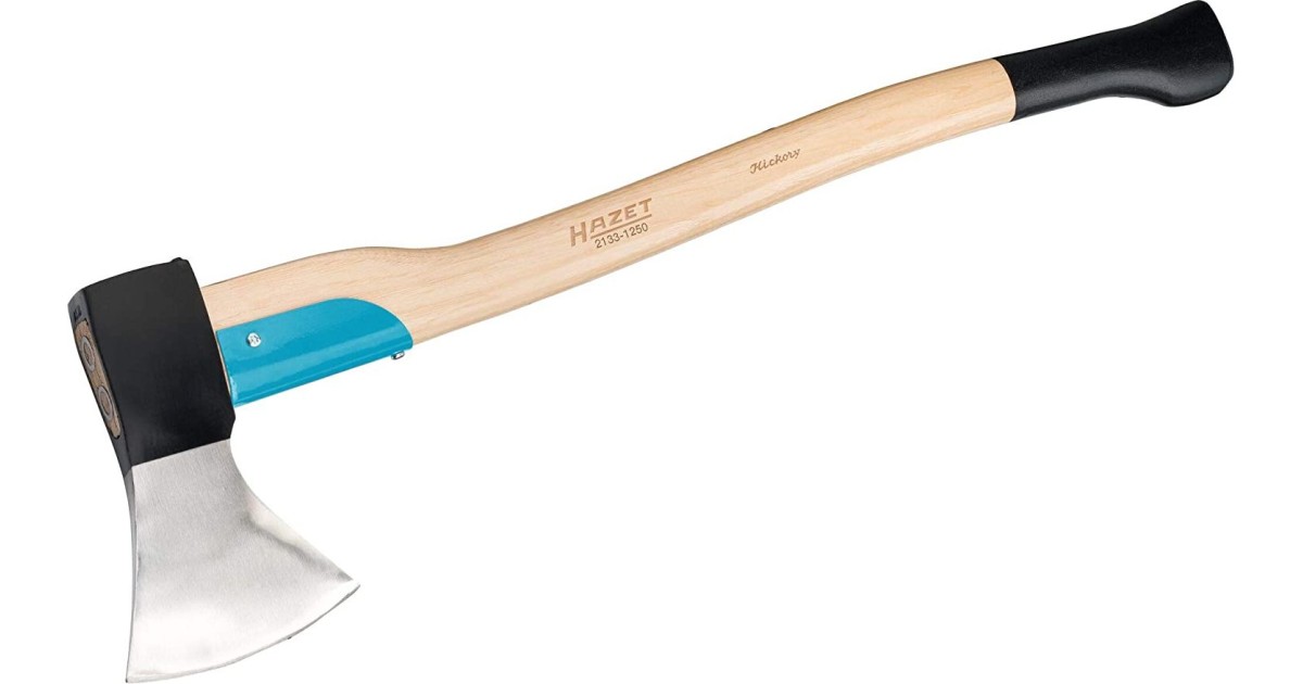 Hazet Holzaxt 1250 g | Axt aus hochwertigen Materialen zum Entasten ...