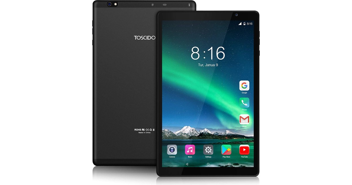 TOSCIDO Tablet 10 Zoll (P101): 1,9 gut | Gutes Bild und wenig ...