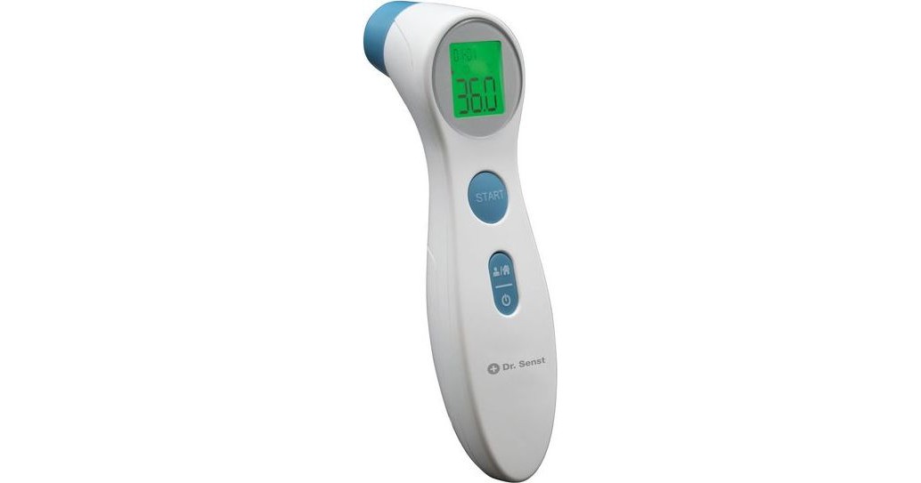 Dr. Senst Infrarot Stirn-Thermometer | Fieber messen ohne Frust