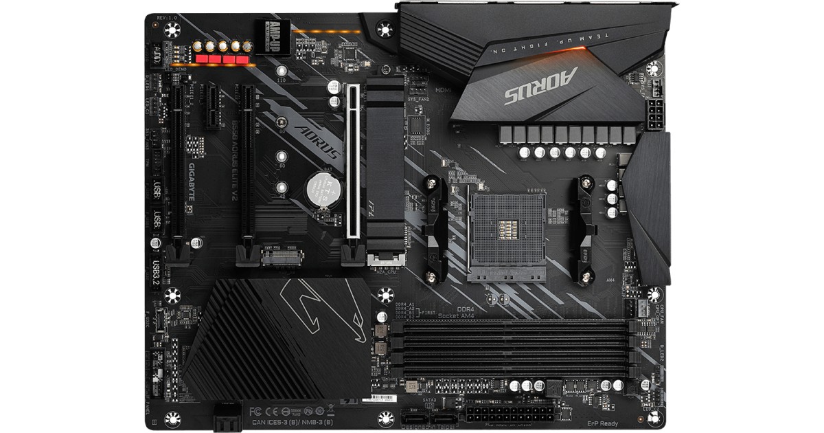 GigaByte B550 Aorus Elite V2 im Test: 2,2 gut
