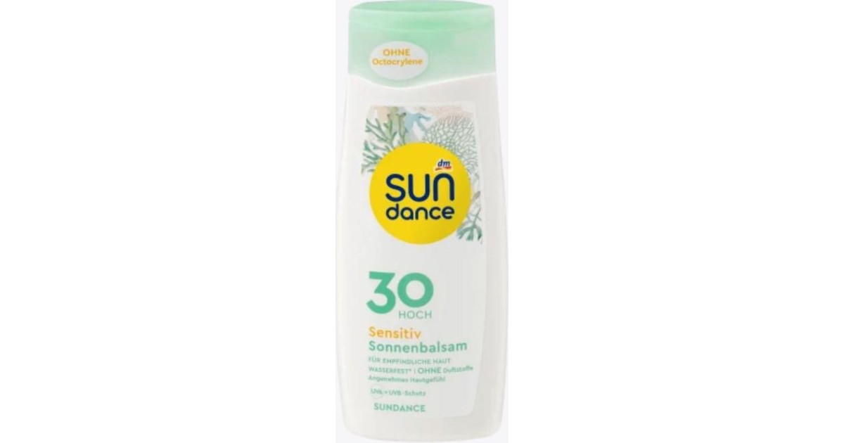 dm / Sun Dance Sensitiv Sonnenbalsam LSF 30 im Test: 1,6 gut