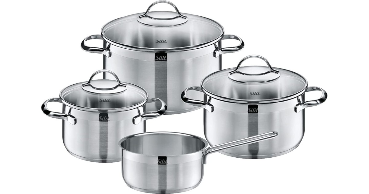 Silit Achat Topfset 4-tlg.: 1,5 sehr gut | Effizient und langlebig