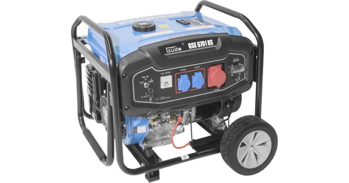 Güde GSE 6701 RS | Viertakt-Generator mit Drehstrom-Anschluss