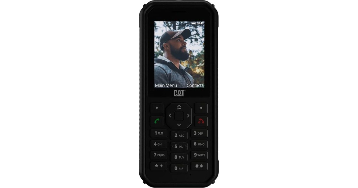 Caterpillar CAT B40: 2,1 gut | Handschuhfreundliches Panzer-Handy