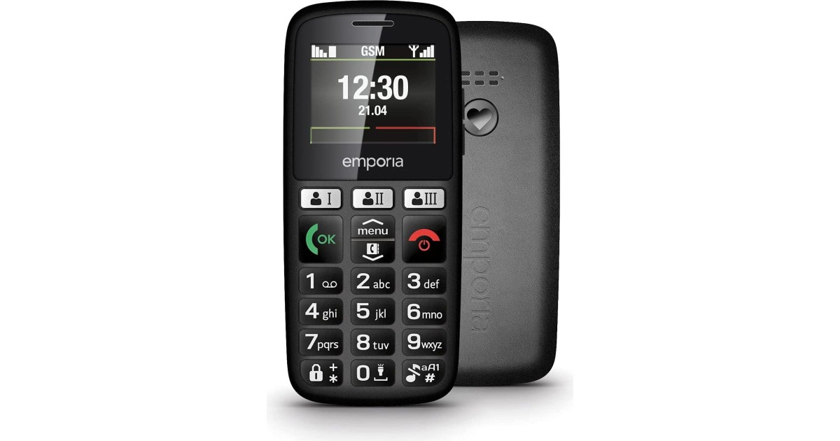 Emporia Happy: 1,8 gut | Kompakt-Handy für einfache Ansprüche