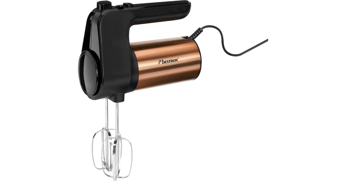 Bestron Copper Collection AHM1000CO: 1,6 gut | Solider Handmixer im ...