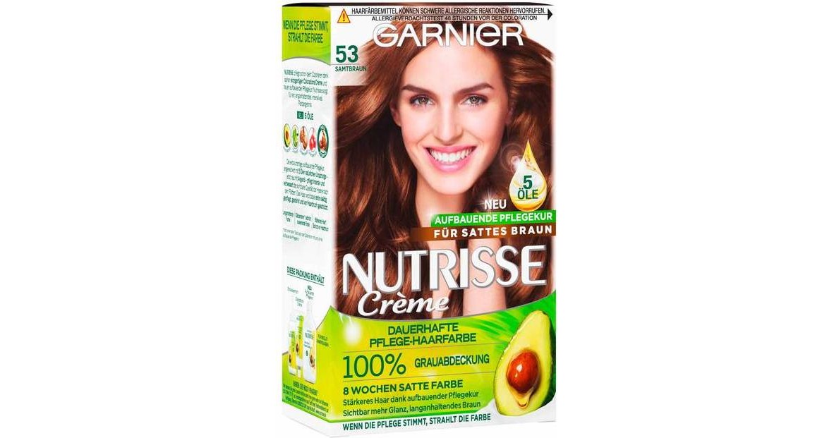 Garnier Color Nutrisse Nutrisse Creme 53 Samtbraun Test