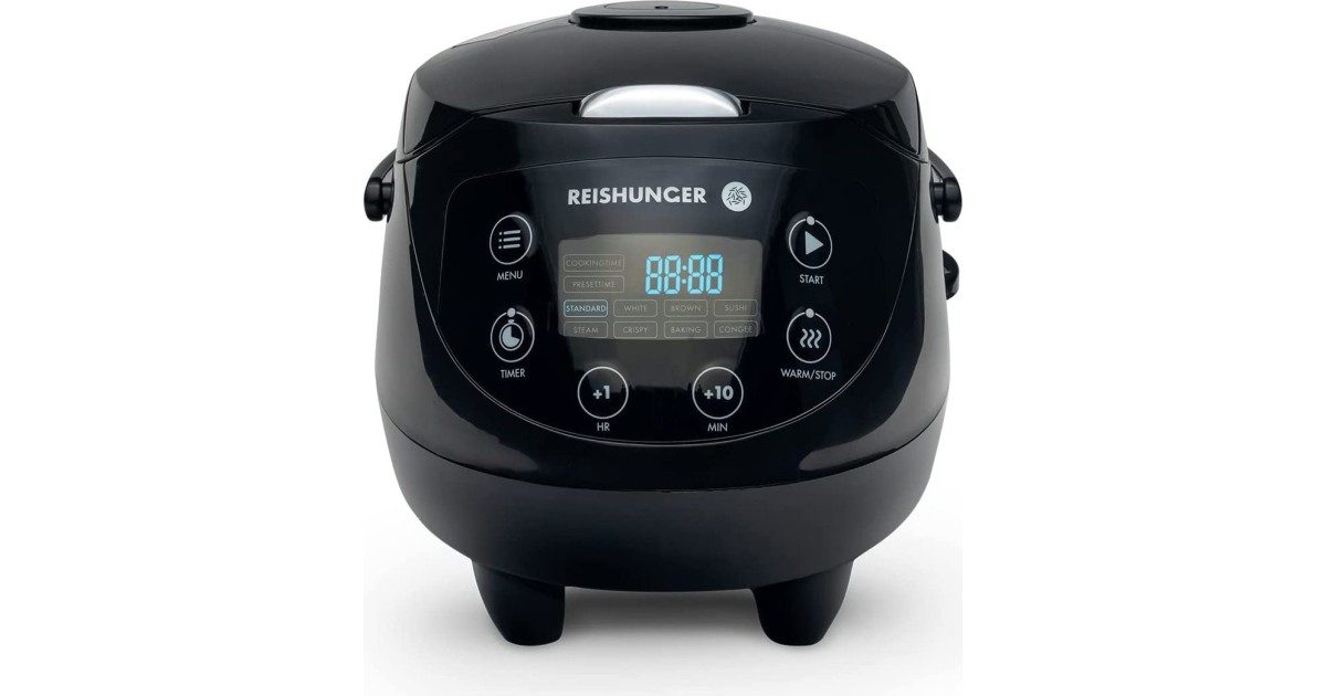 Reishunger Digitaler Mini Reiskocher: 1,4 sehr gut | Reiskocher für ...
