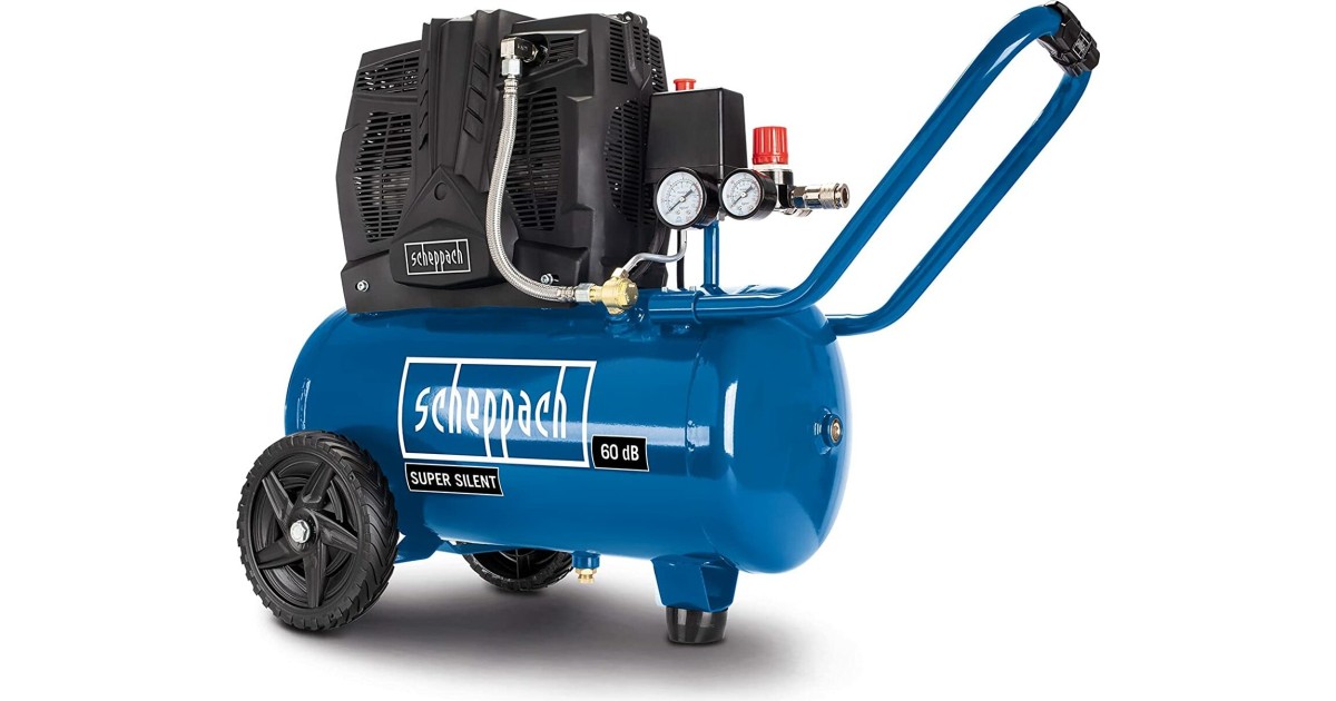 Scheppach HC25Si im Test: 1,5 sehr gut | Leiser Kompressor für Garage ...