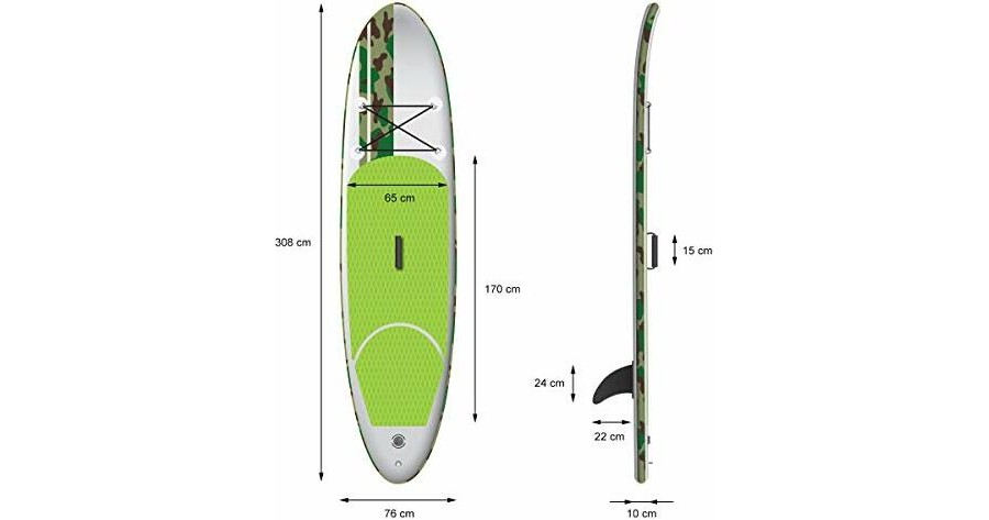 ECD Aufblasbares Stand Up Paddle Board Classic im Test: 1,9 gut