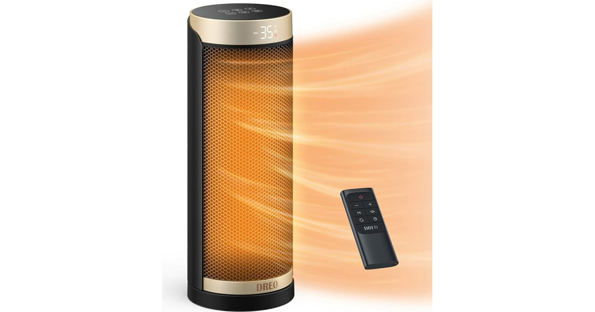 Dreo Solaris Slim H3: 1,4 sehr gut | Kompakter Heizlüfter mit Fernbedienung