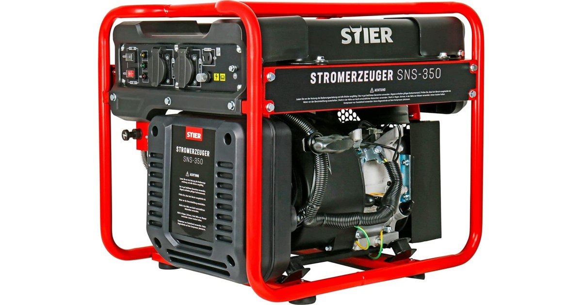 STIER SNS-350: 1,7 gut | Robuster Generator für den Außeneinsatz