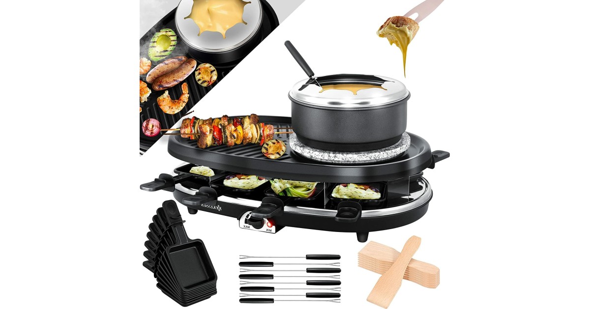Kesser 3in1 Raclette-Grill mit Naturgrillstein: 1,5 sehr gut