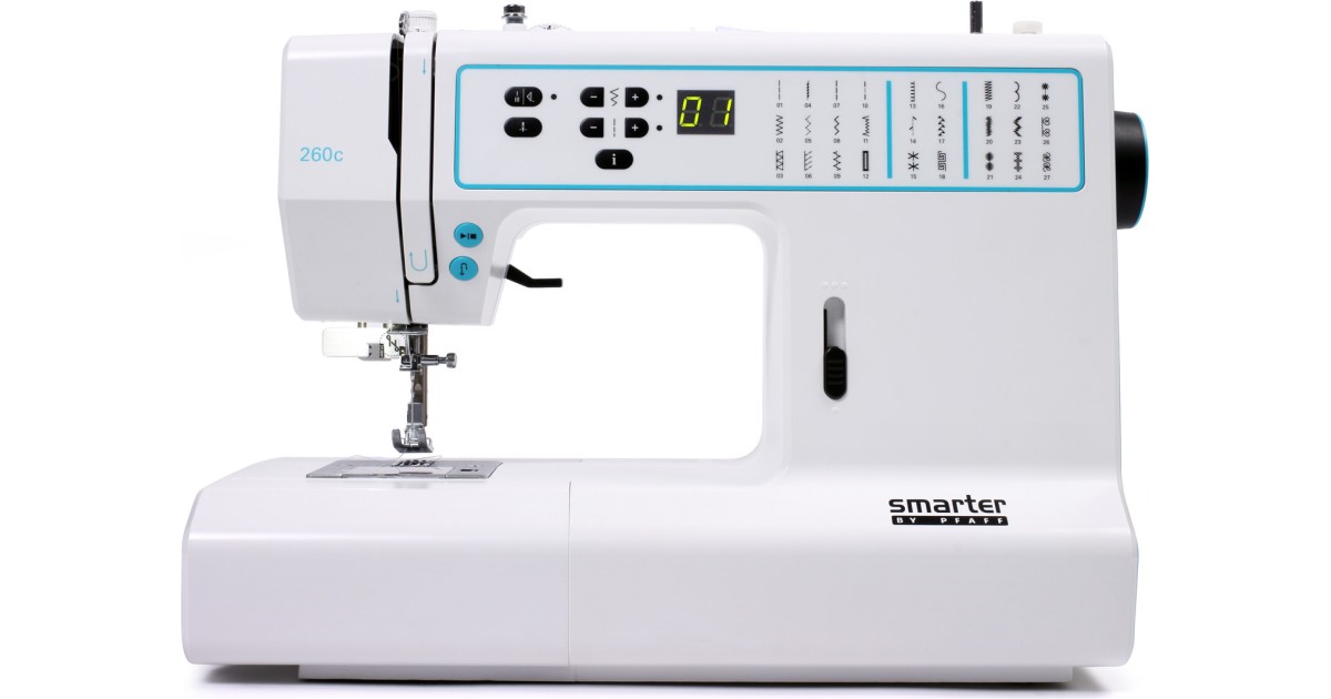 Pfaff Smarter by 260c | Clevere Nähmaschine für Einsteiger