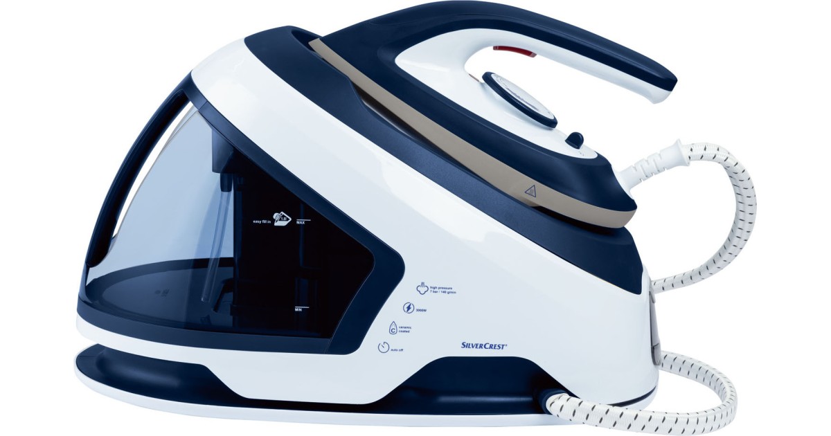 Lidl / Silvercrest Dampfbügelstation SDBSB 3000 A1 | Dampfstation mit ...