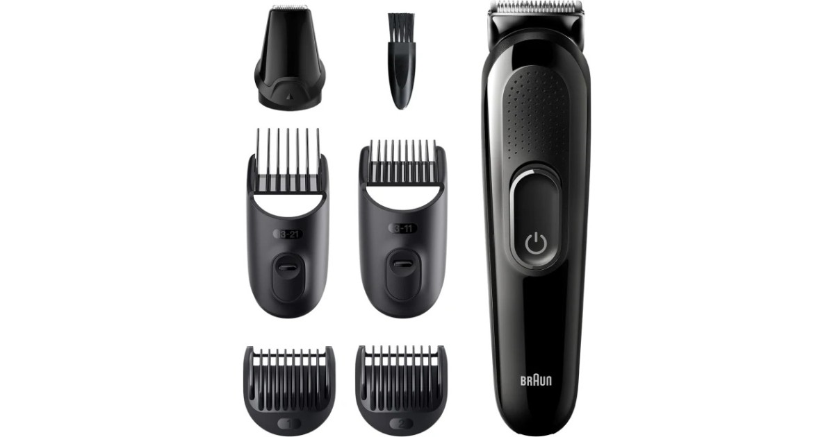 Braun Multi-Grooming-Kit MGK3325 | Allrounder mit breitem Trimmerkopf ...