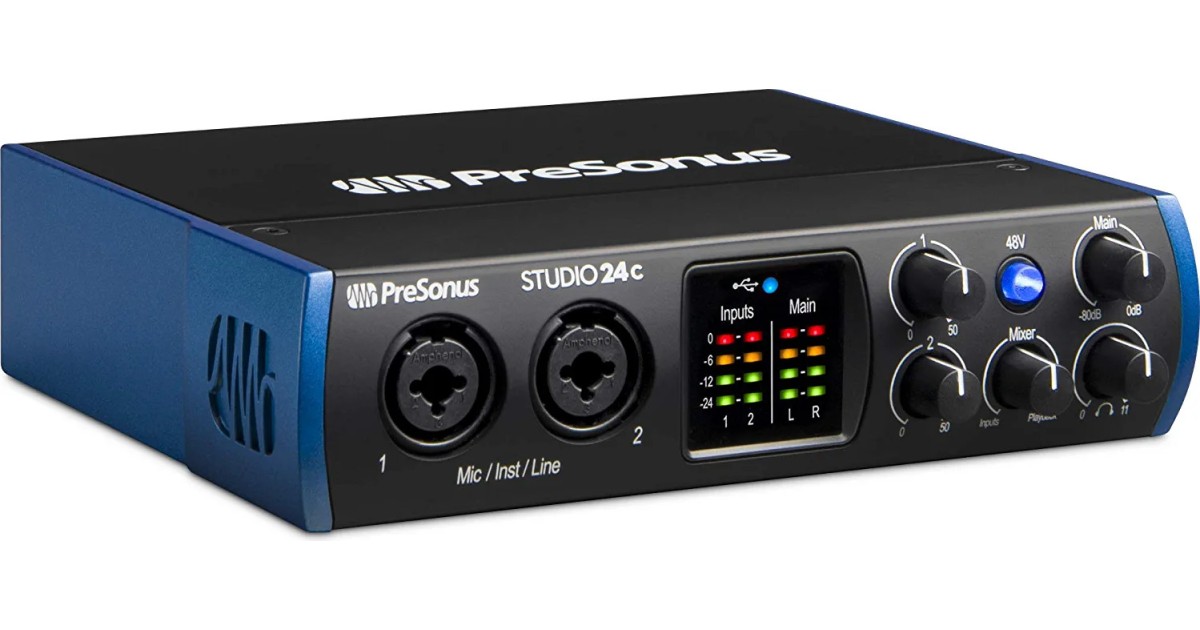 PreSonus Studio 24c im Test: 1,5 sehr gut | Gut klingendes Interface ...