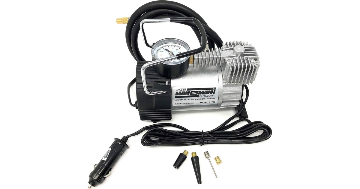 Brüder Mannesmann 01790 Mini-Alu-Kompressor im Test: 1,8 gut