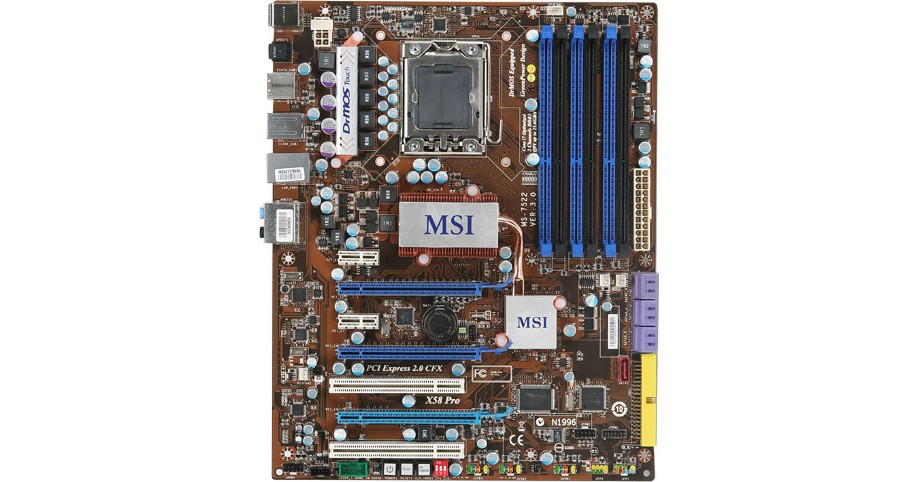 MSI X58 Pro im Test: 1,2 sehr gut